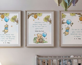 Winnie the Pooh Poster - Etsy