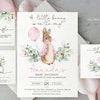 EDITABLE Peter Rabbit Favor Tag, Peter Rabbit Baby Shower Sticker ...