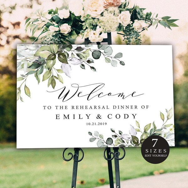 Rehearsal Dinner Sign - Etsy