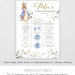 Peter Rabbit EDITABLE Birthday Milestone Sign, Printable Birthday ...