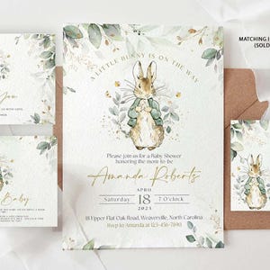 Peter Rabbit Baby Shower Welcome Sign Gender Neutral Baby Shower Sign ...