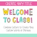 Classroom Decor Printable: Bulletin Board Letters, Numbers, & Symbols ...