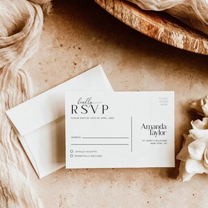 Minimalist Graduation Invitation Template: Photo Invite & RSVP (digital ...