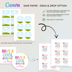 Last Day of School Tag Have a Cool Summer Gift Tags End of Year Teacher ...