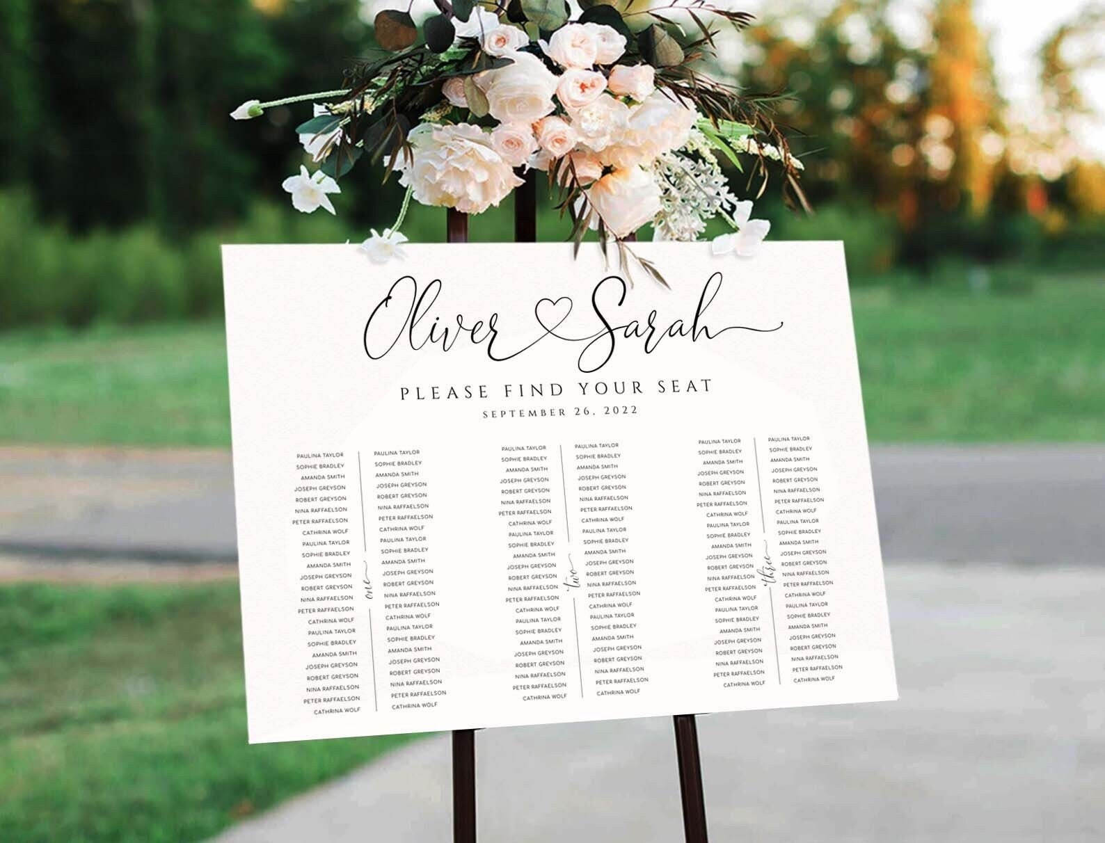Modern Calligraphy Poster Template With Heart - Etsy