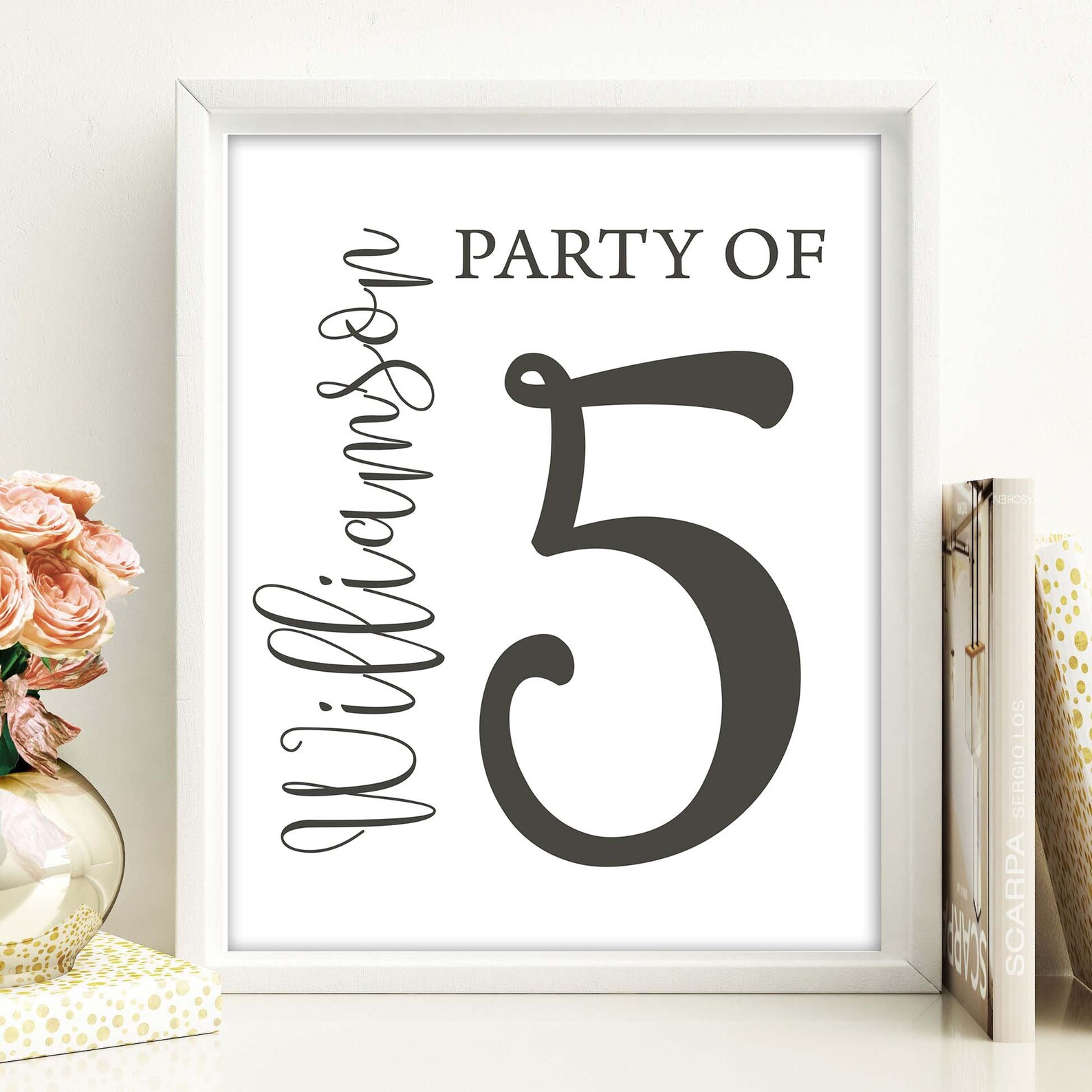 Family Party of Printable-family Sign-custom Family | Etsy