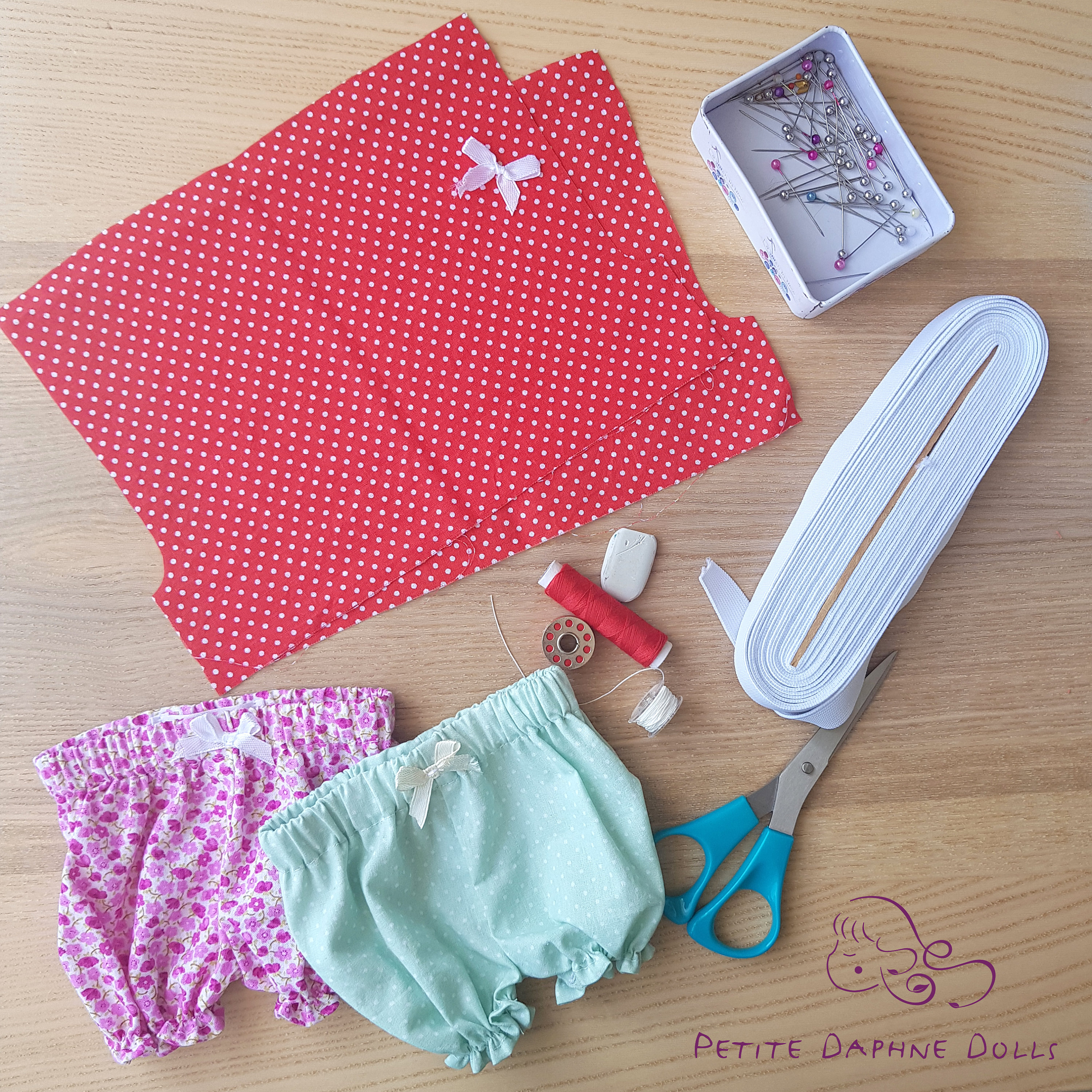 Doll Bloomers & Underpants Sewing Pattern: 18-20" Dolls (PDF Tutorial ...