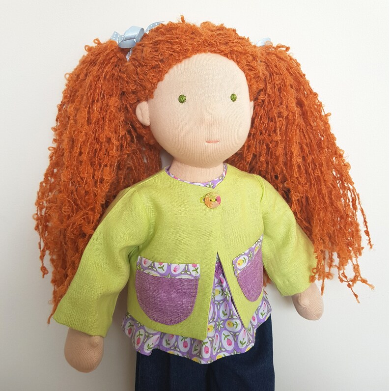 Doll Jacket Pdf Pattern & Tutorial Doll Clothing Tutorial | Etsy