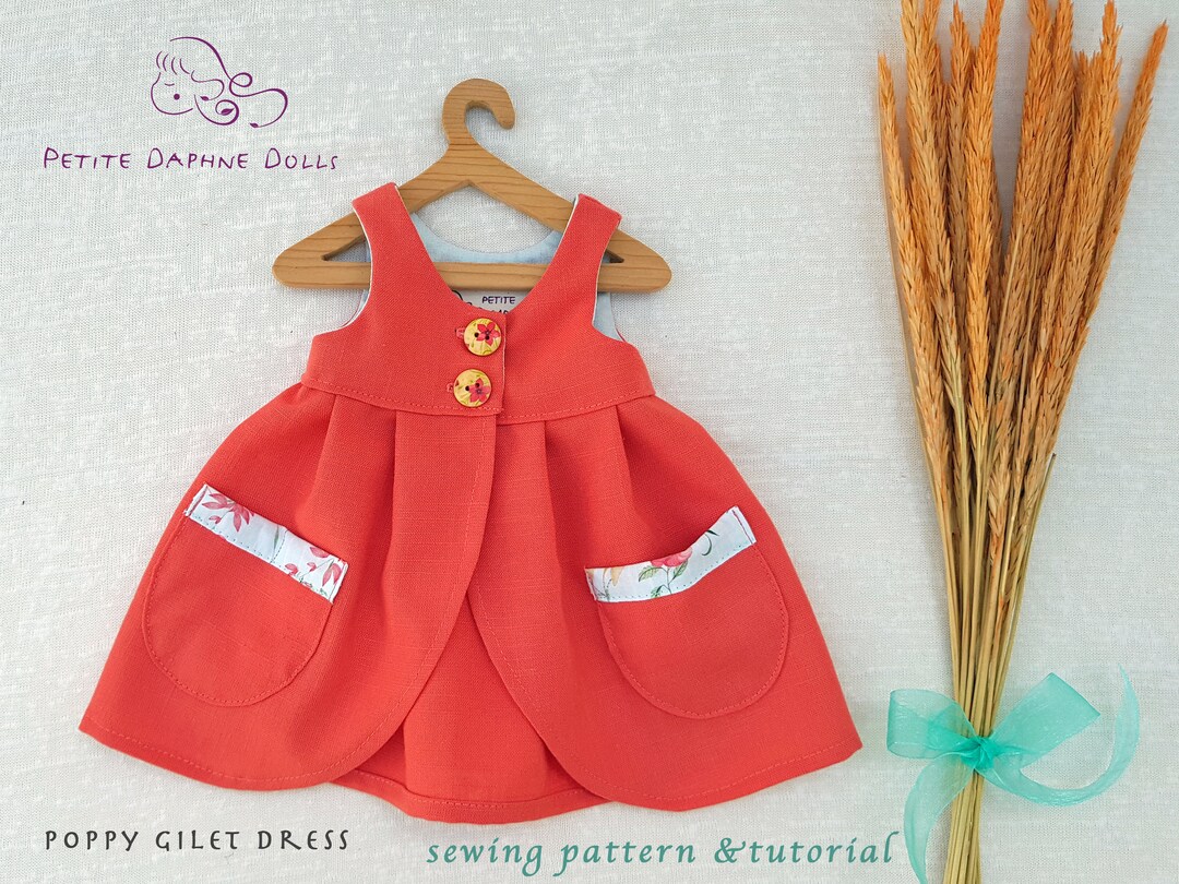PDF Sewing Pattern & Tutorial - Doll Dress Pattern - American Girl ...