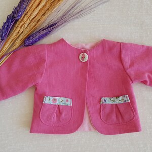 Doll Jacket Pdf Pattern & Tutorial - Doll Clothing Tutorial - DIY Doll ...