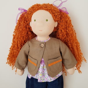 Doll Jacket Pdf Pattern & Tutorial - Doll Clothing Tutorial - DIY Doll ...