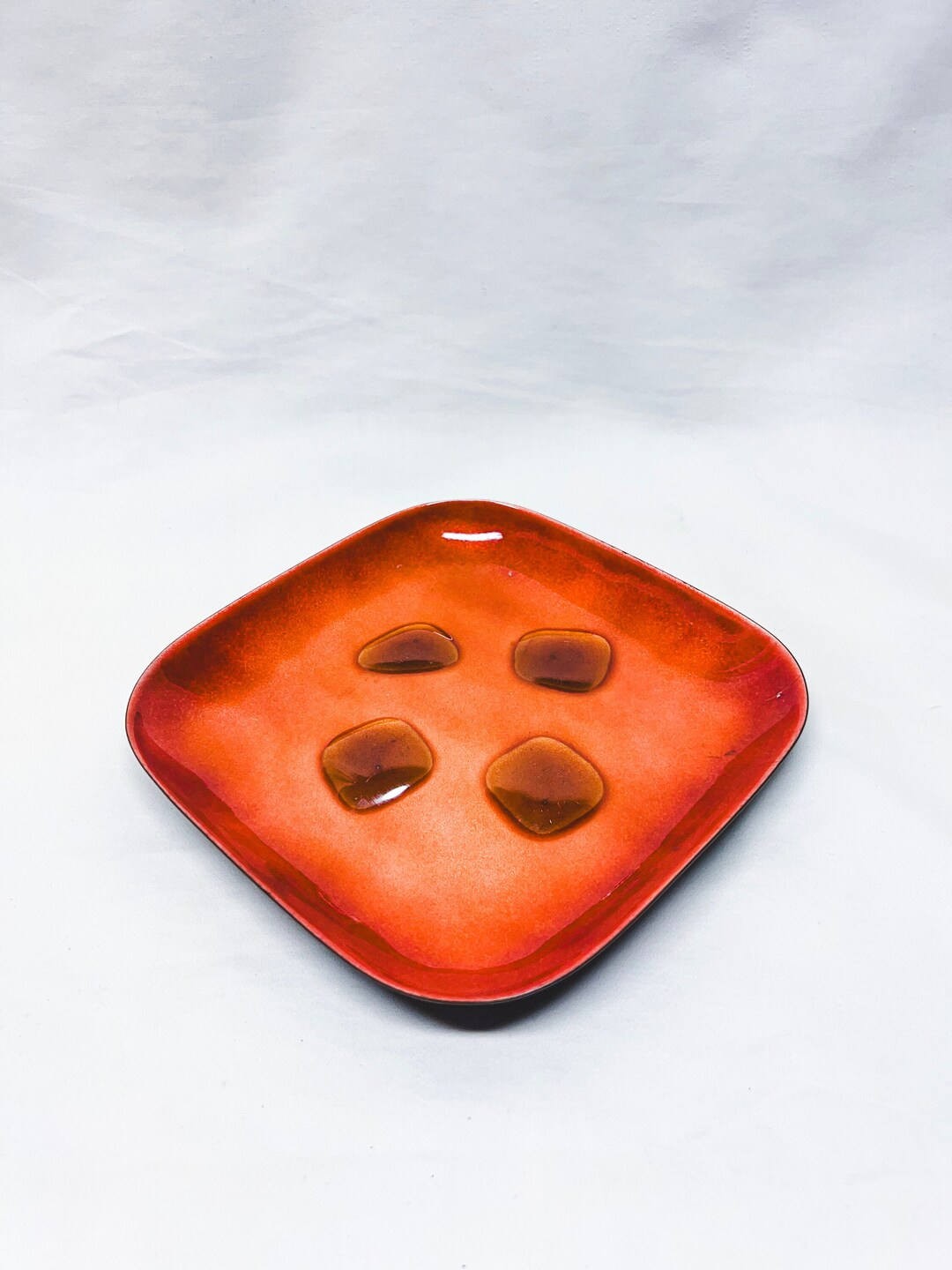 Vintage Abstract Bovano Enamel Dish - Etsy
