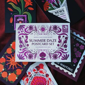 SUMMER DAZE Postcard Set 01 - Etsy