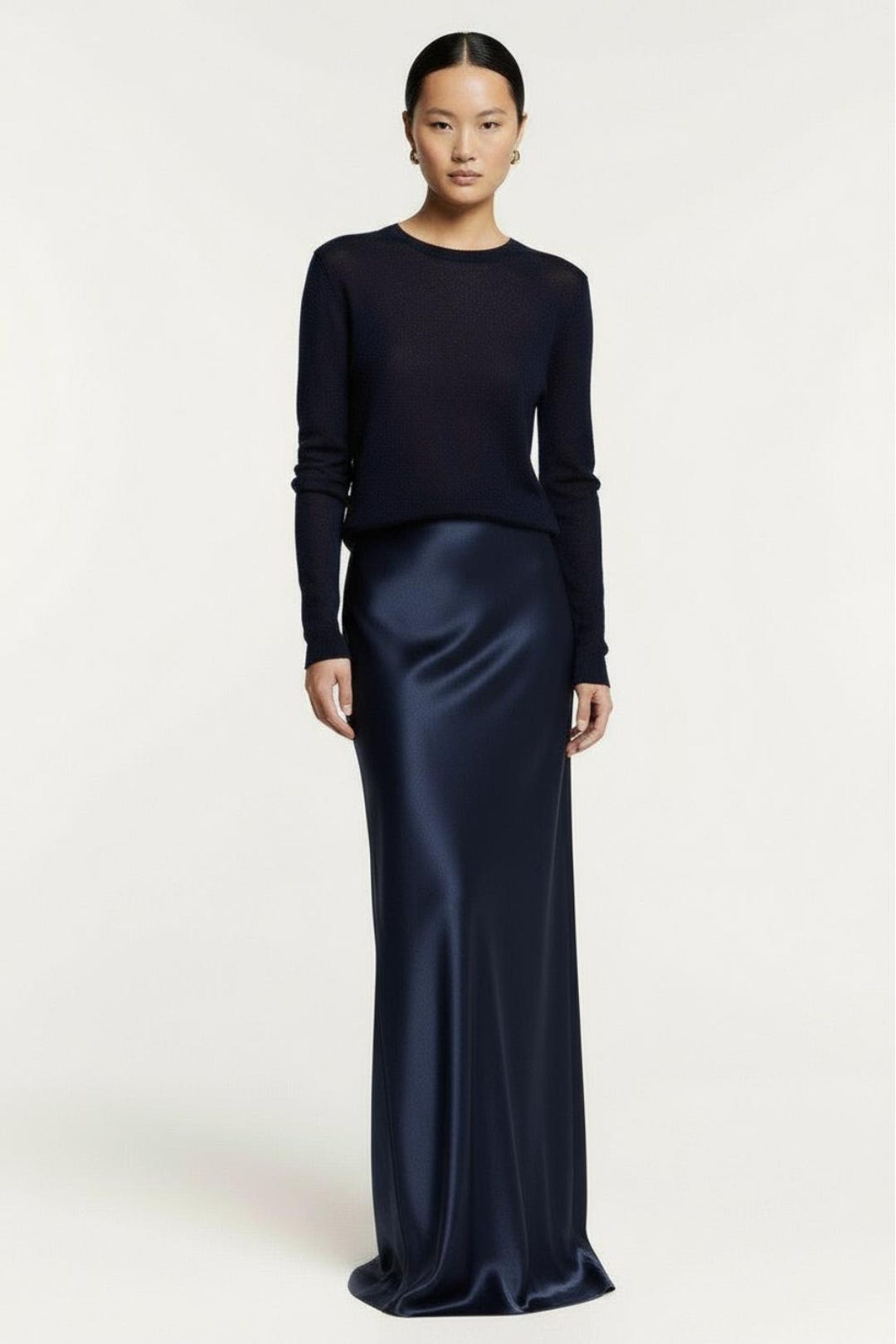 Any Color 100% Silk Slip Skirt, Maxi Bias Cut Mulberry Silk Skirt ...