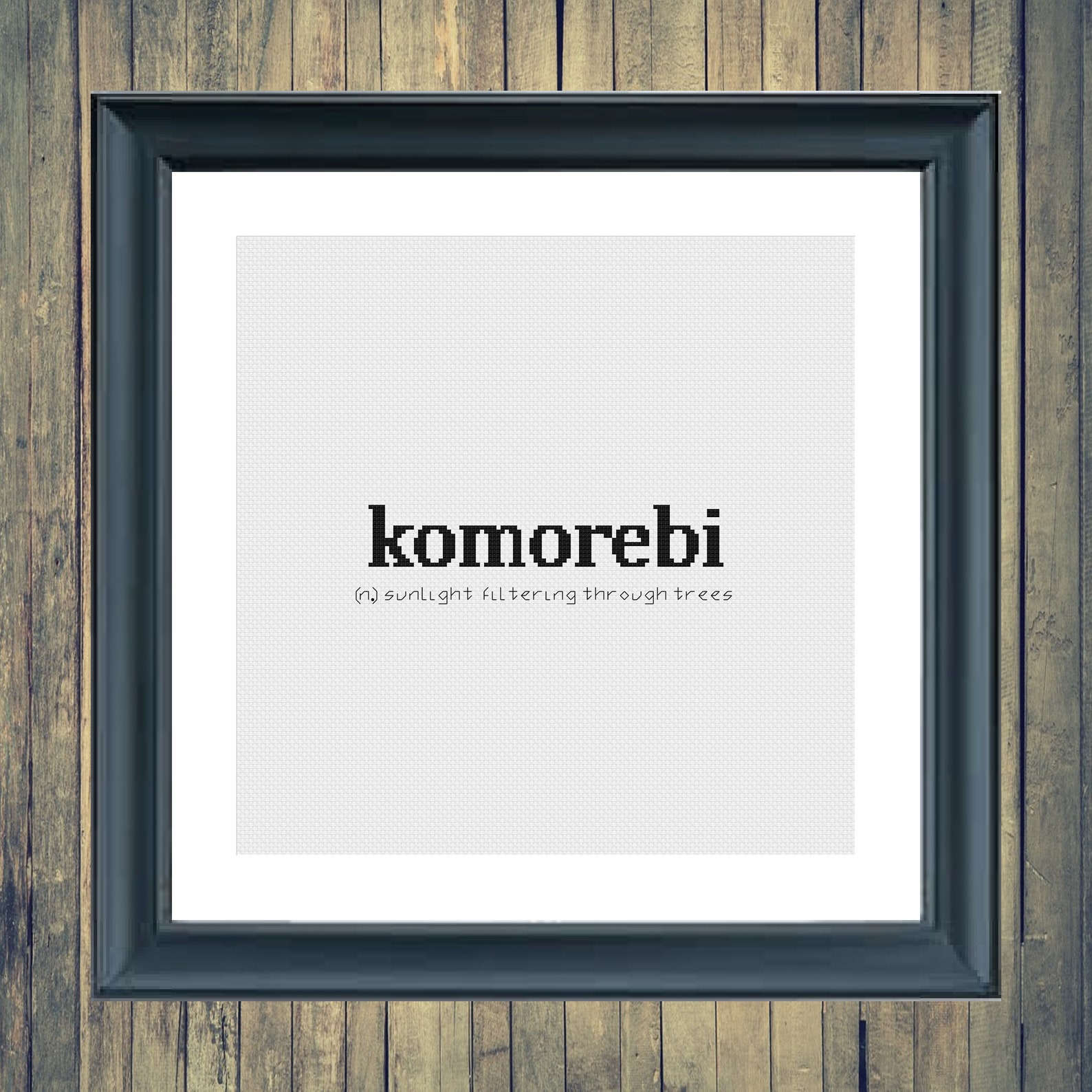 Komorebi Definition - Japanese Words PDF Download - Etsy