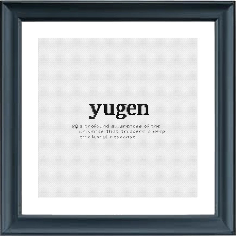 Yugen Definition - Japanese Words PDF Download - Etsy