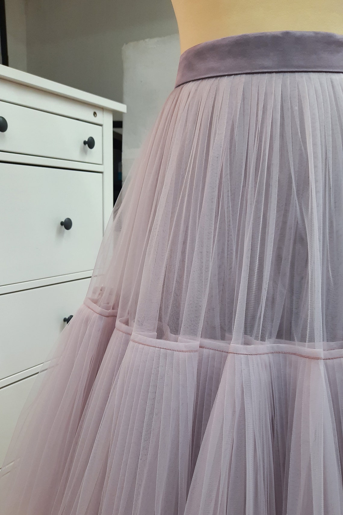 Ruffled Tulle Skirt / Tiered Skirt / Bridesmaid Bustle Tulle | Etsy