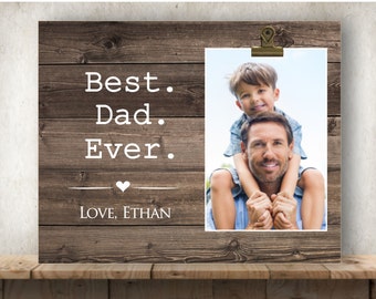 Best Dad Ever Frame - Etsy