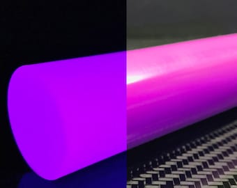 Hyperglow RED Glow in the Dark Rods Skur Composites Bright Day | Etsy