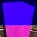 Hyperglow PURPLE Glow in the Dark Sheet Plate Flat Stock Skur ...