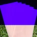 Hyperglow INVISIBLE PURPLE Glow in the Dark Sheet Plate Flat Stock Skur ...