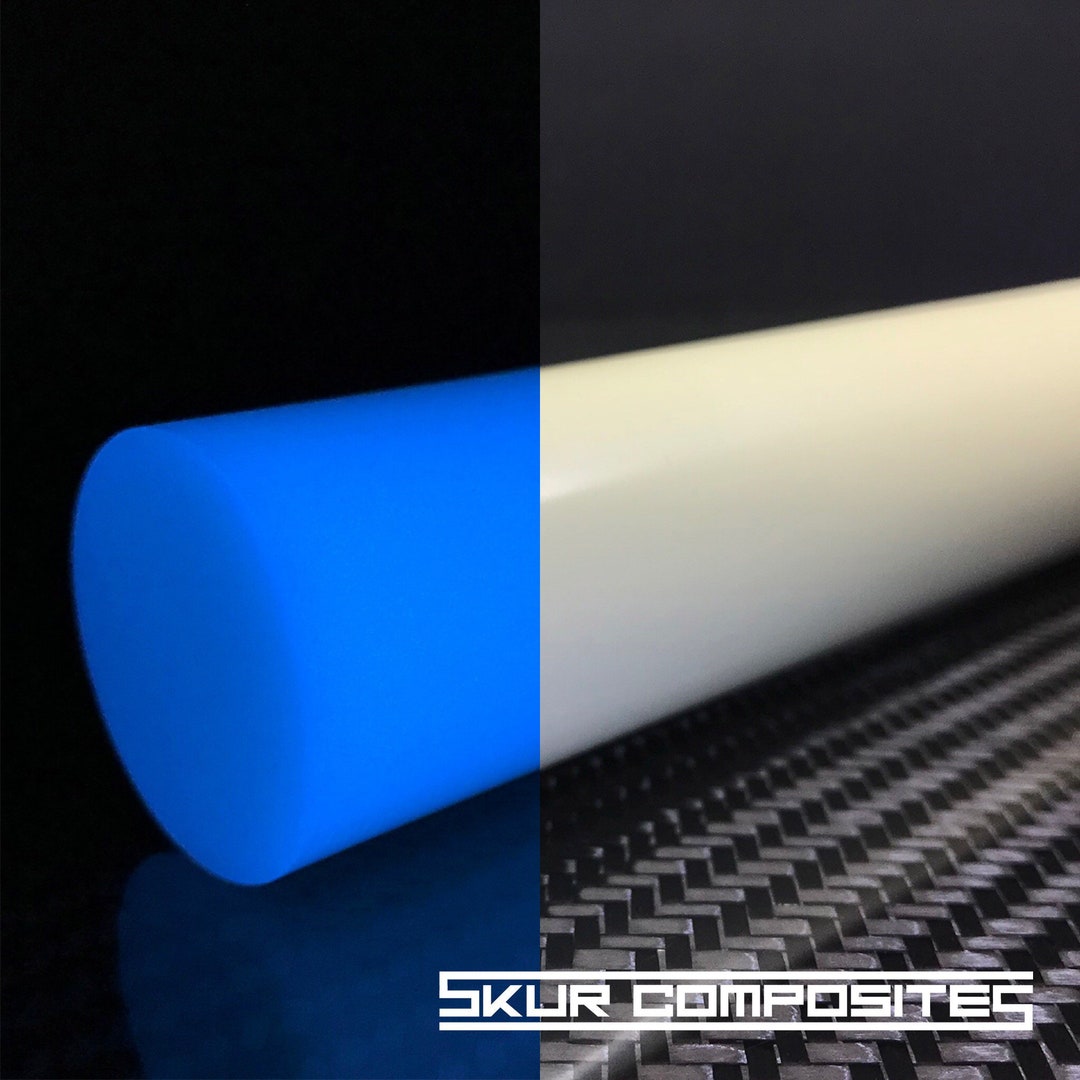 Hyperglow INVISIBLE BLUE Glow in the Dark Rods Skur Composites Reusable ...