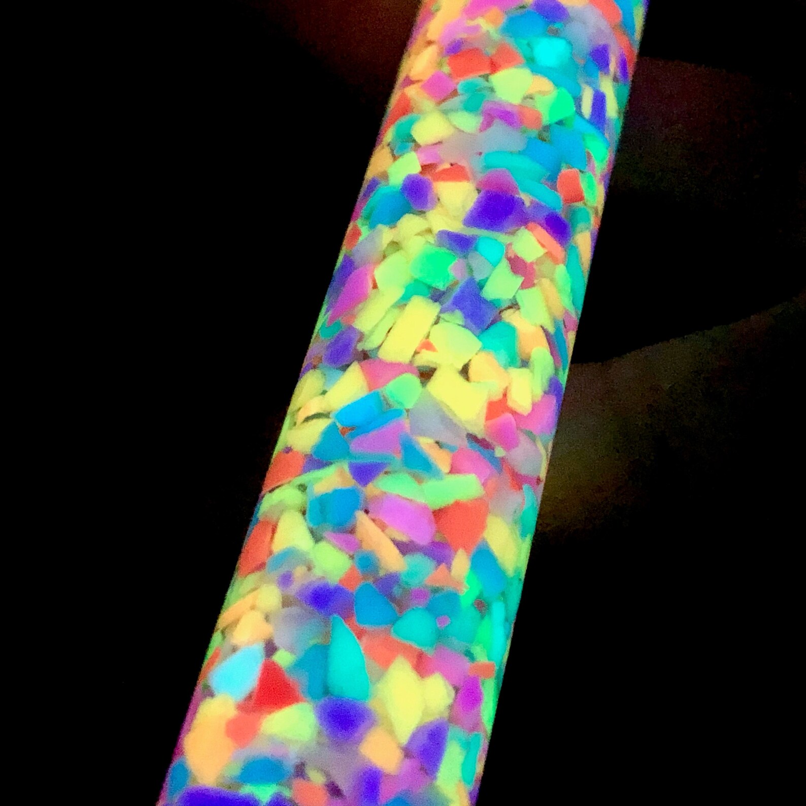 Hyperglow Rainbow Skurfetti Glow in the Dark Rods Skur | Etsy