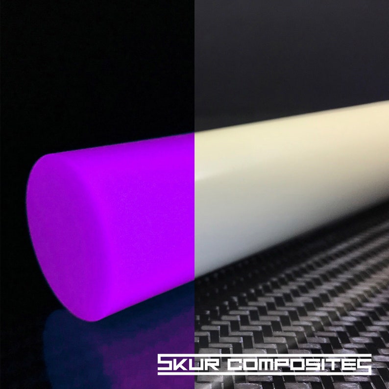 Hyperglow INVISIBLE PURPLE Glow in the Dark Rods Skur Composites ...