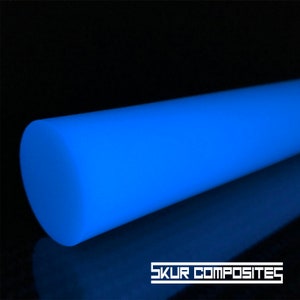 Hyperglow INVISIBLE BLUE Glow in the Dark Rods Skur Composites Reusable ...