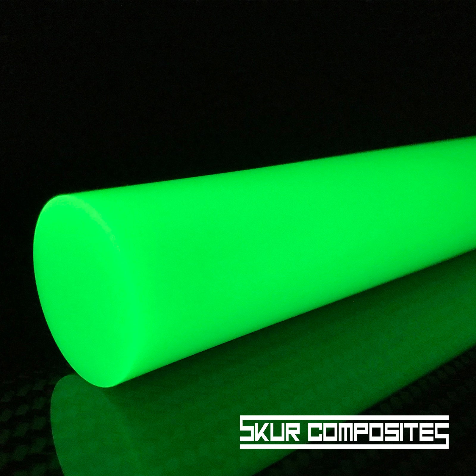 Hyperglow GREEN Glow in the Dark Rods Skur Composites Bright | Etsy