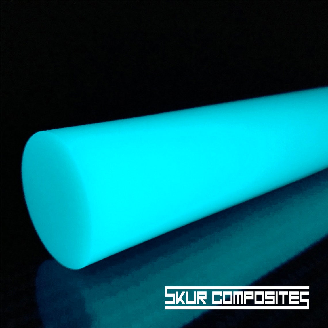 Hyperglow Invisible AQUA Glow in the Dark Rods Skur Composites - Etsy