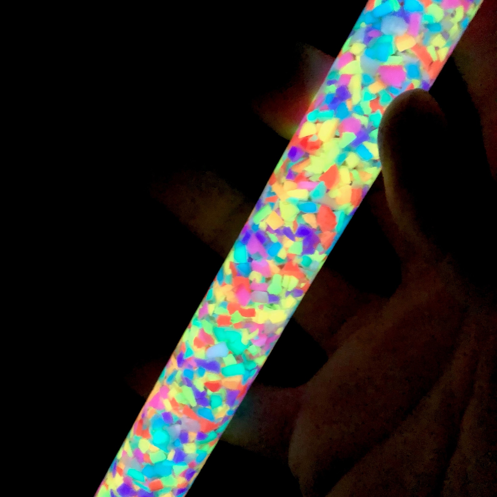 Hyperglow Rainbow Skurfetti Glow in the Dark Rods Skur | Etsy