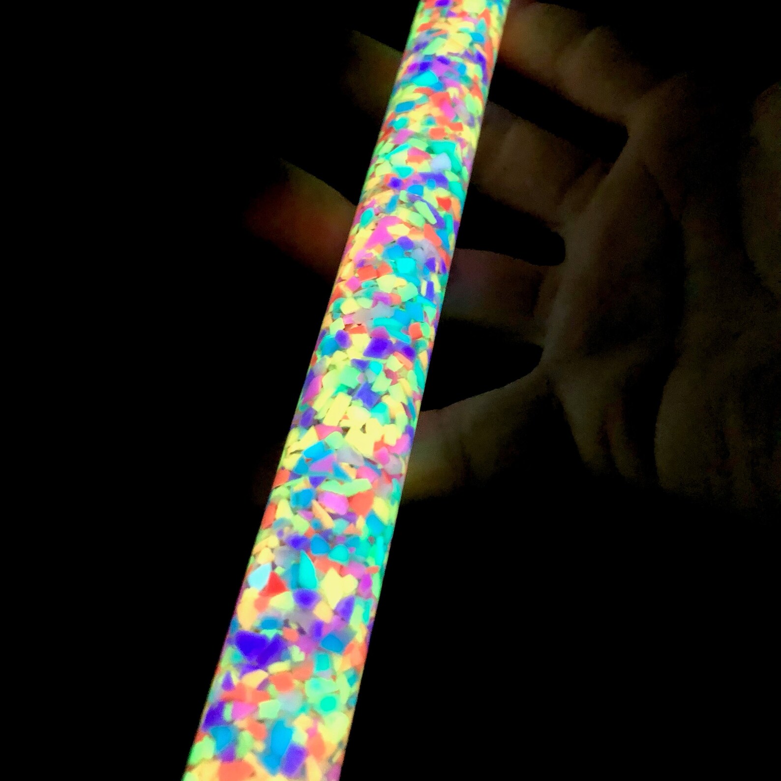 Hyperglow Rainbow Skurfetti Glow in the Dark Rods Skur - Etsy