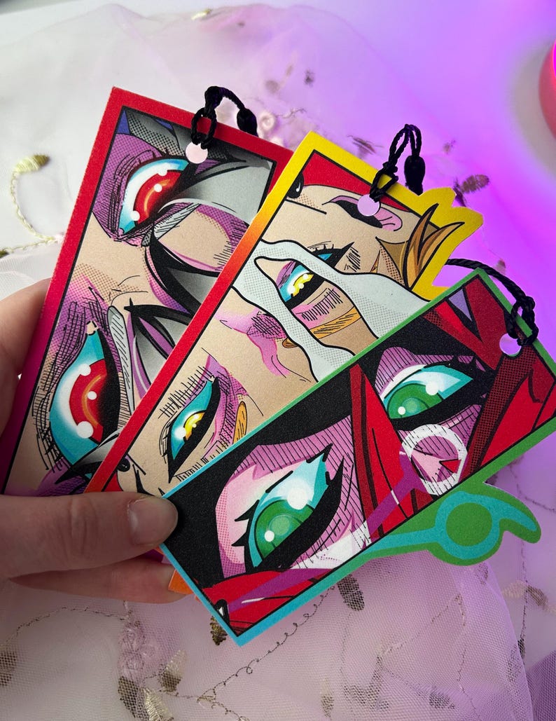 Enjin, Riyo, Rudo, Zanka Bookmarks - Etsy
