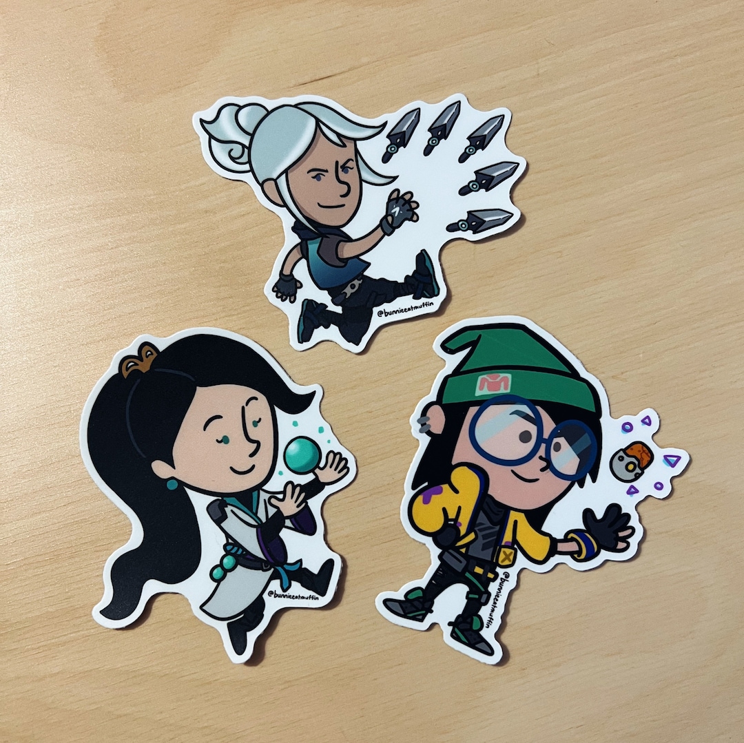 Valorant Vinyl Stickers - Etsy