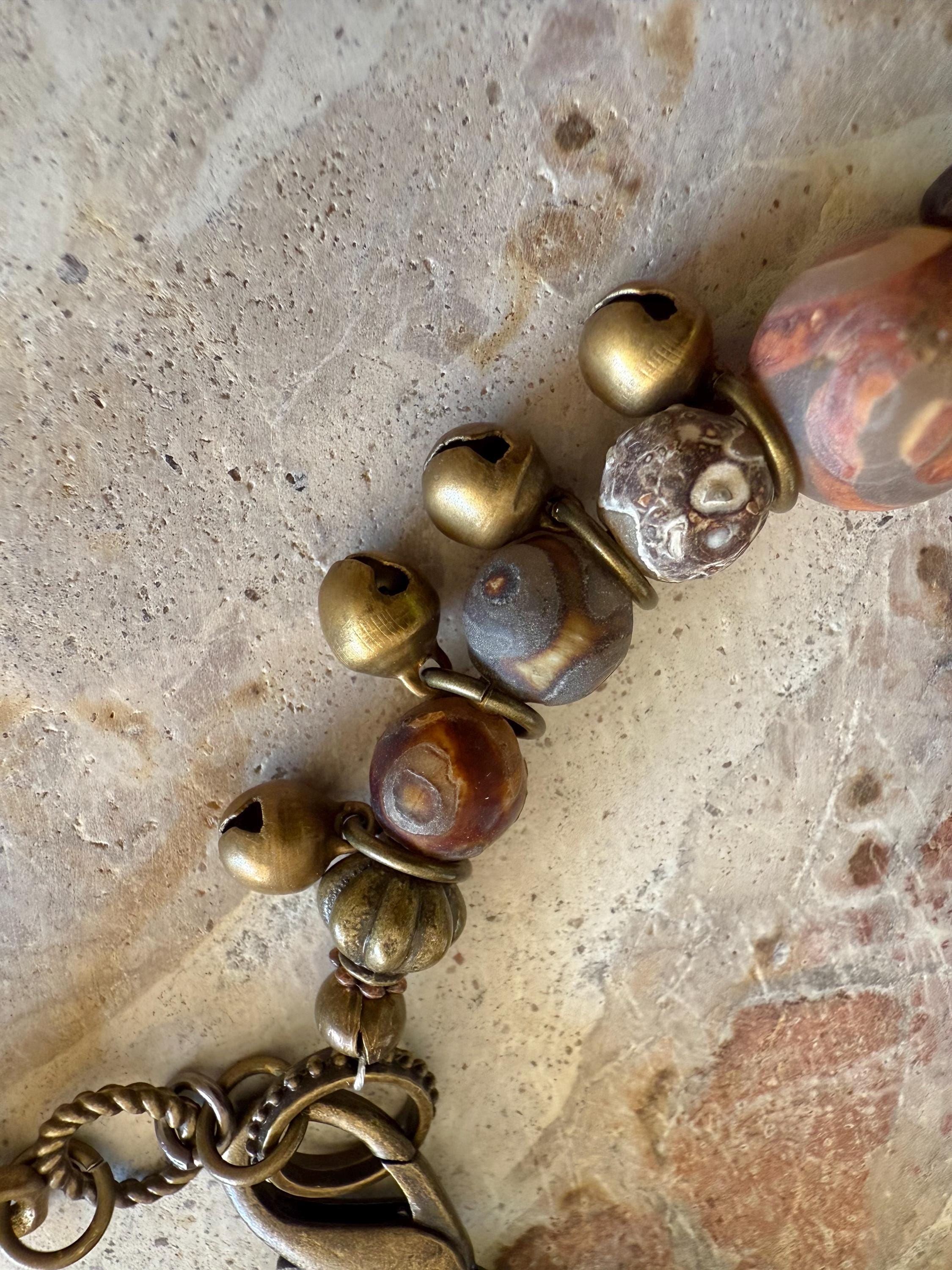 Tibetan "three-eye" Stone Bracelet - Etsy