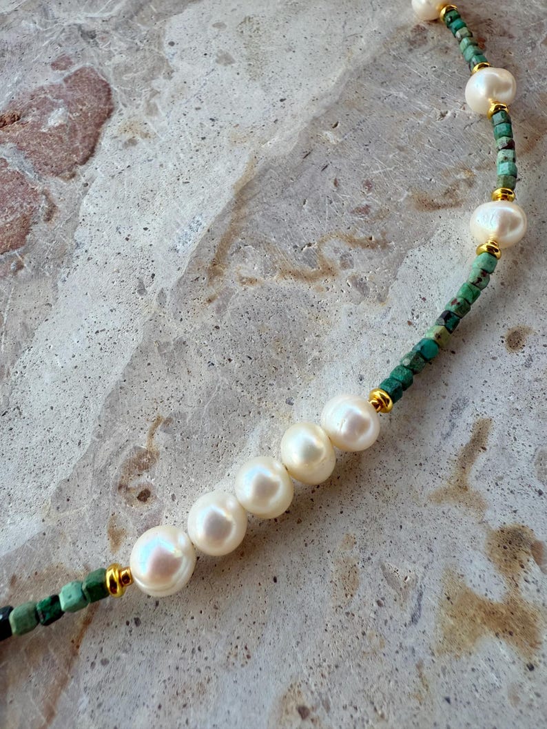 Coastal Luxe Pearl Necklace - Etsy