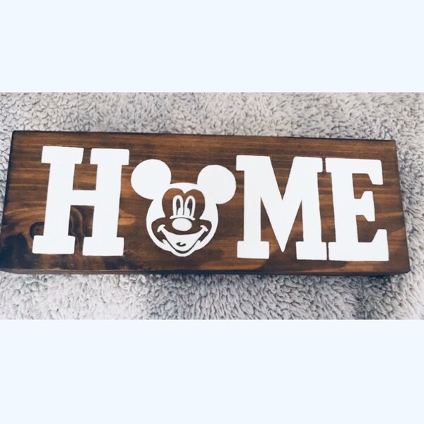 Mickey Mouse Sign - Etsy UK