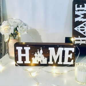 Disney Castle Handmade Wooden Home Sign - Etsy