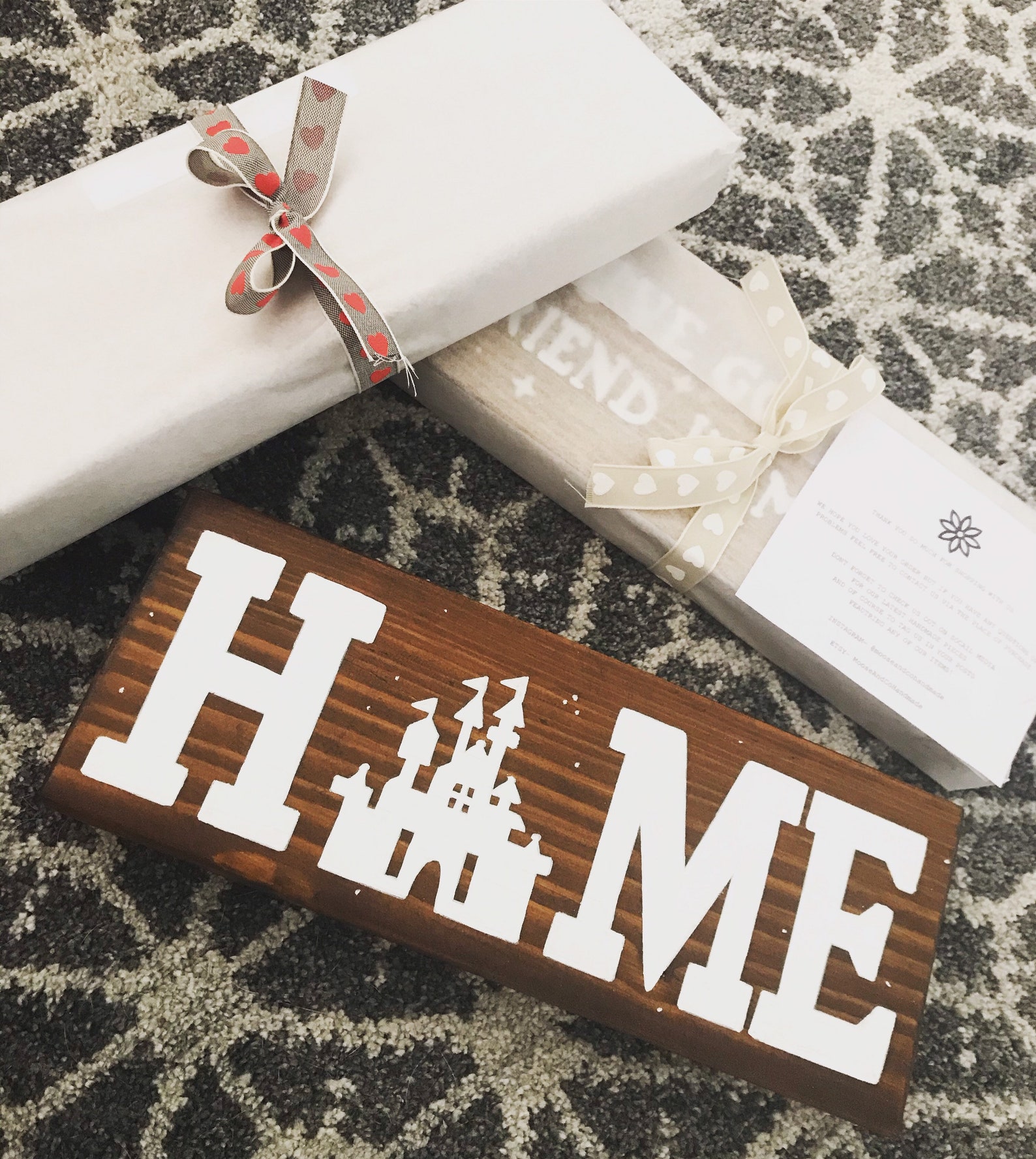 Disney Castle Handmade Wooden Home Sign Disney Gift UK | Etsy