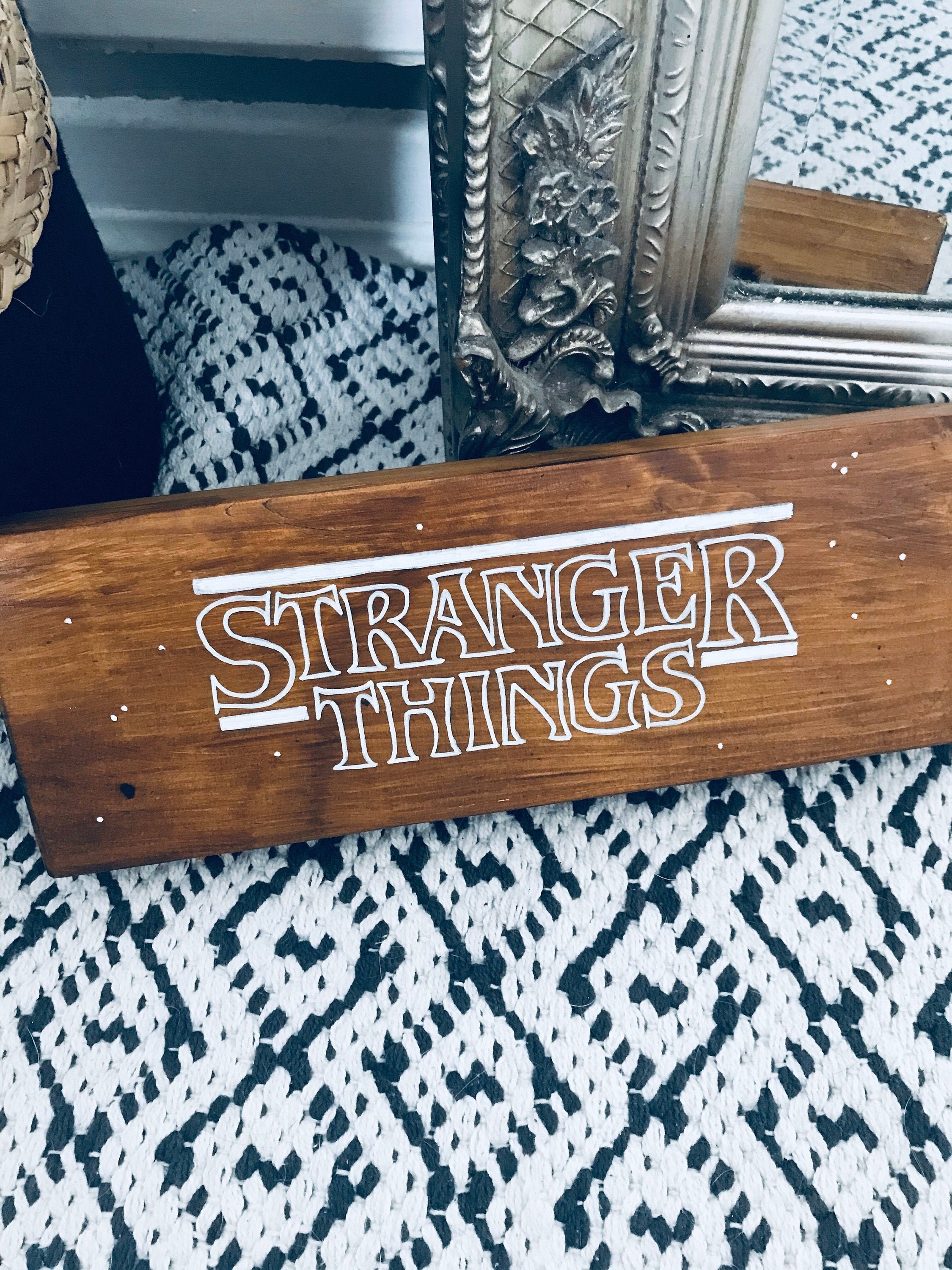 Stranger Things Handmade Wooden Sign Gift | Etsy