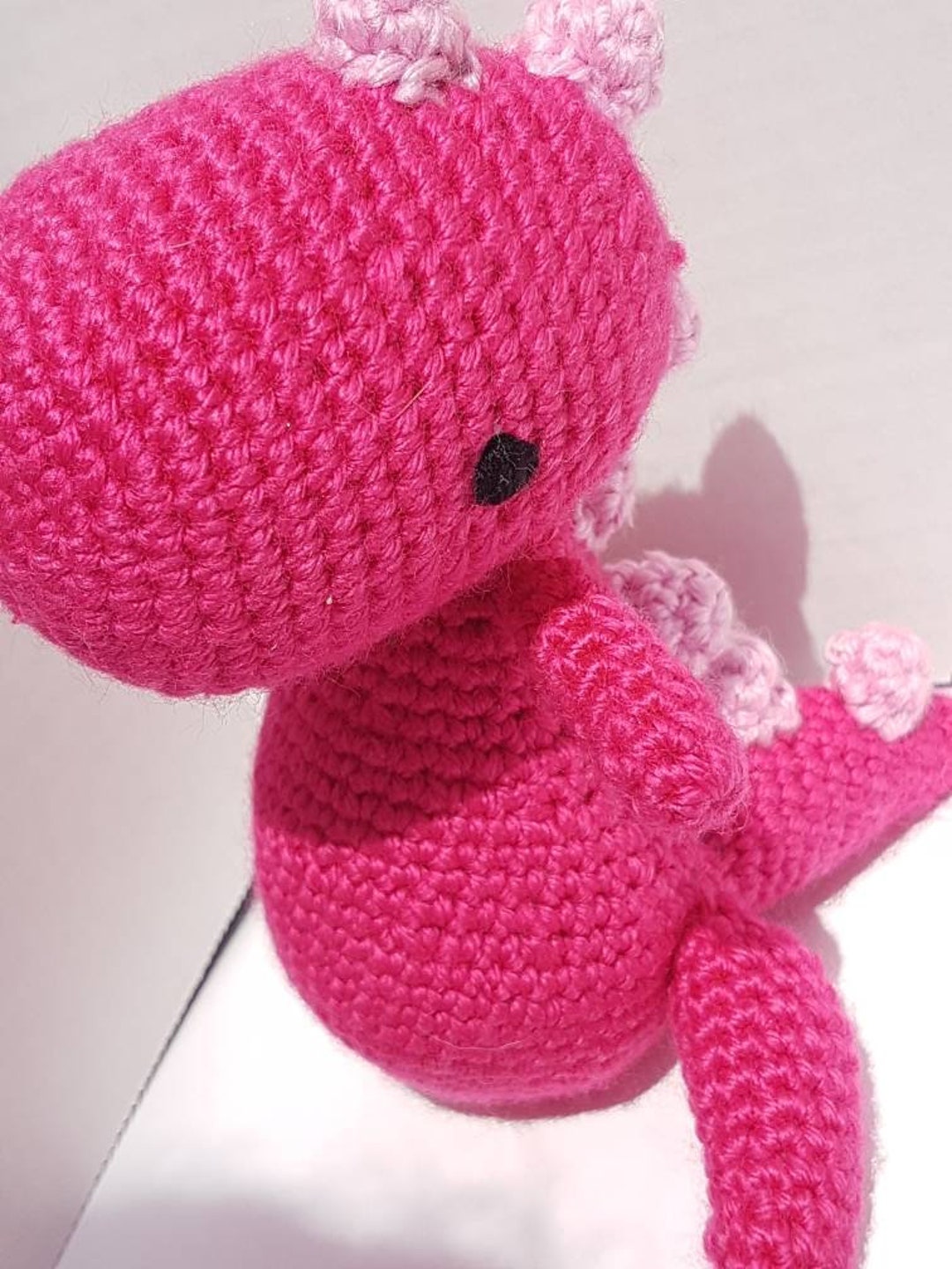 Pink Dinosaur Plush Toy Ready to Ship for Newborn Toddler Kids and ...