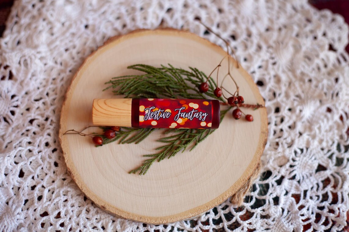 Holiday Blends Perfume Roller Bottles Festive Fantasy Jolly Babe - Etsy