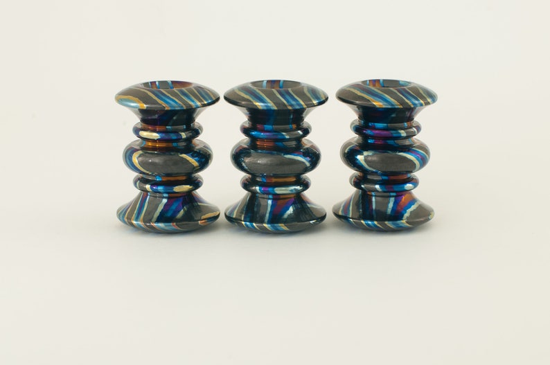 Zircuti Dark Timascus Handmade EDC Bracelet Paracord Knife Lanyard Bead ...