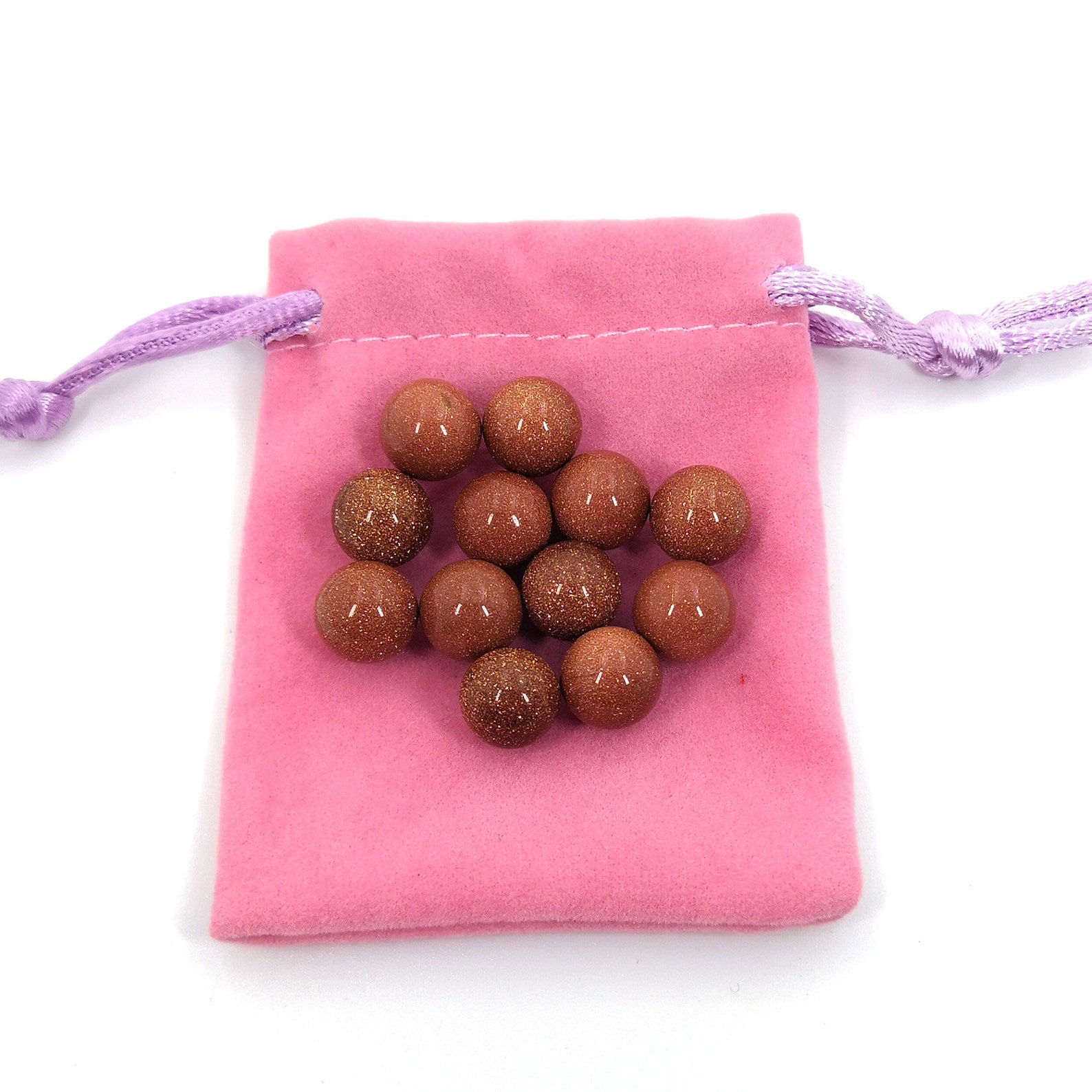 10mm Spheres Golden Sandstone Goldstone Ball Chakra - Etsy