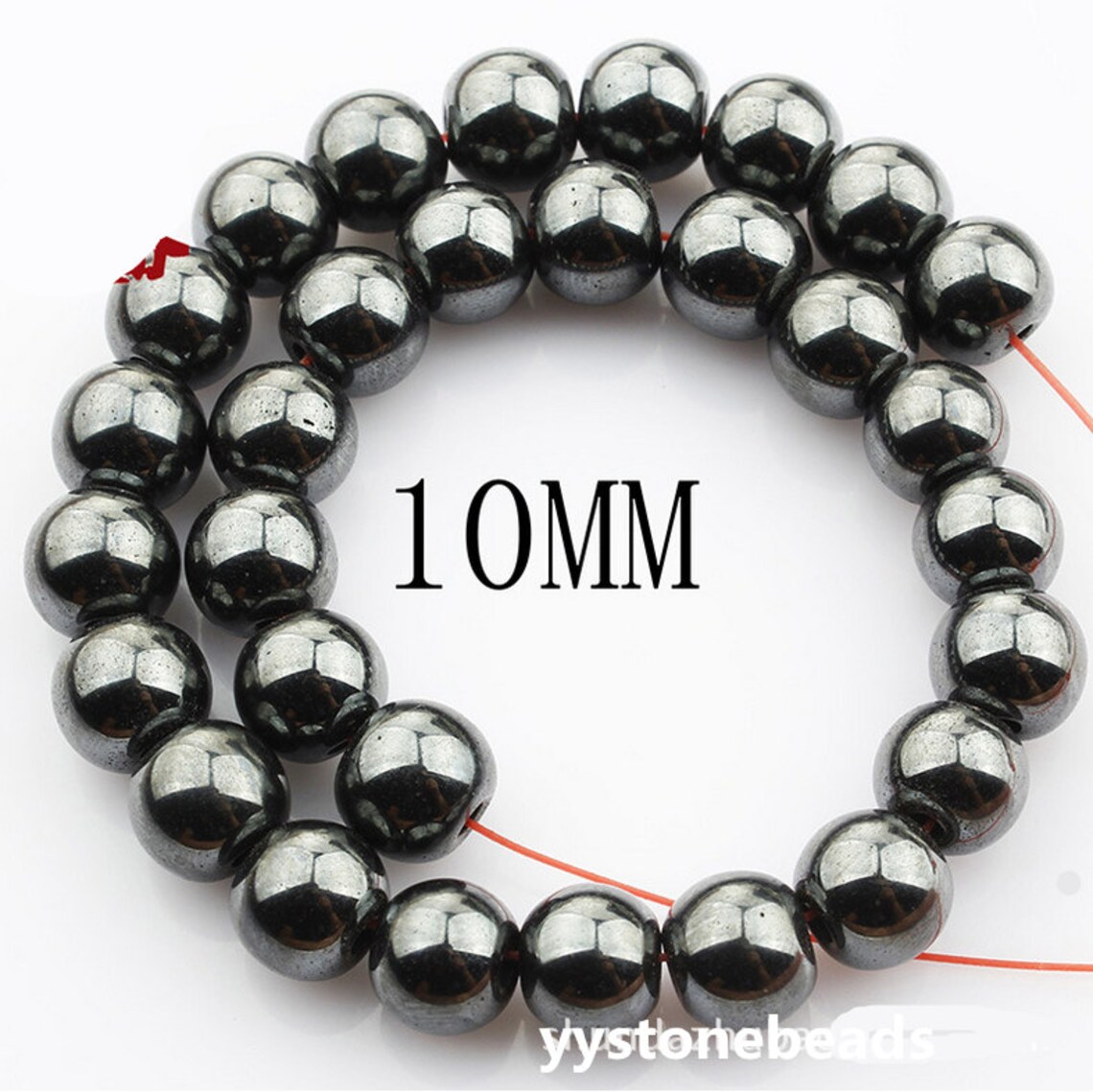 Natural AA Black Magnetic Hematite Round DIY Gemstone Loose - Etsy