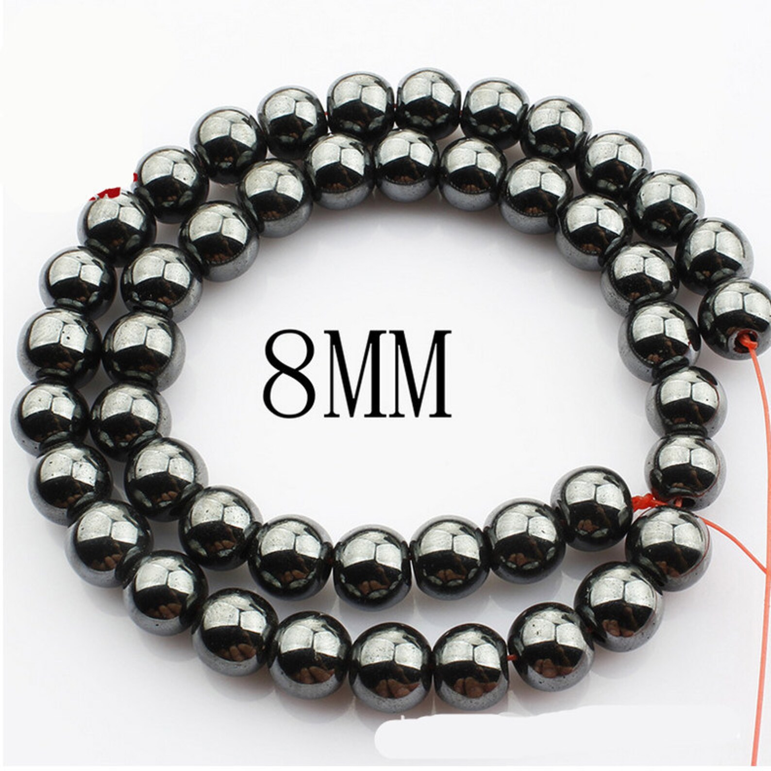 Natural AA Black Magnetic Hematite Round DIY Gemstone Loose - Etsy