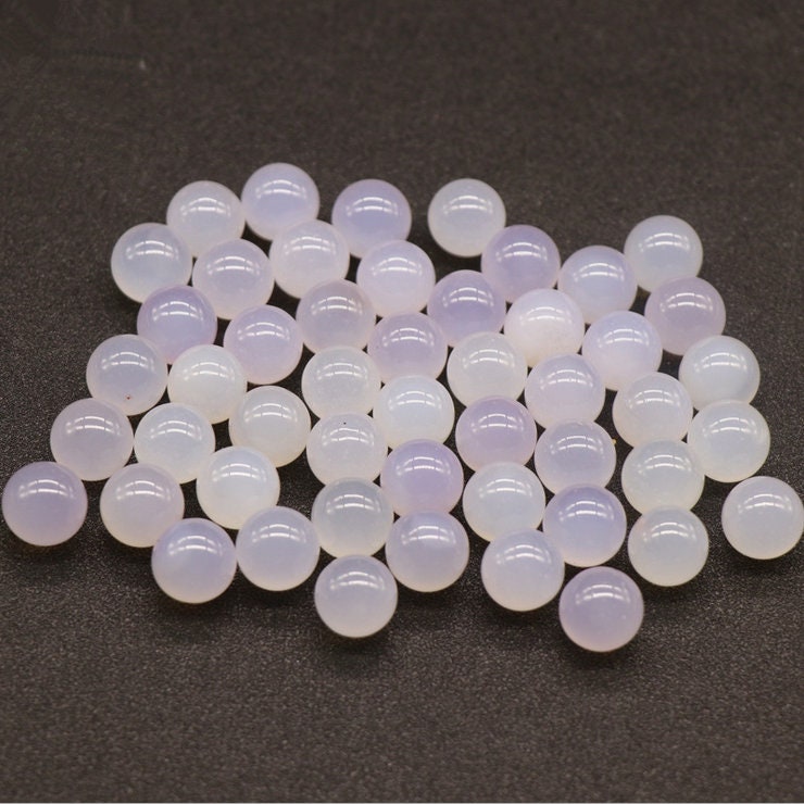12mm Spheres Natural White Agate Ball Chakra Crystal | Etsy