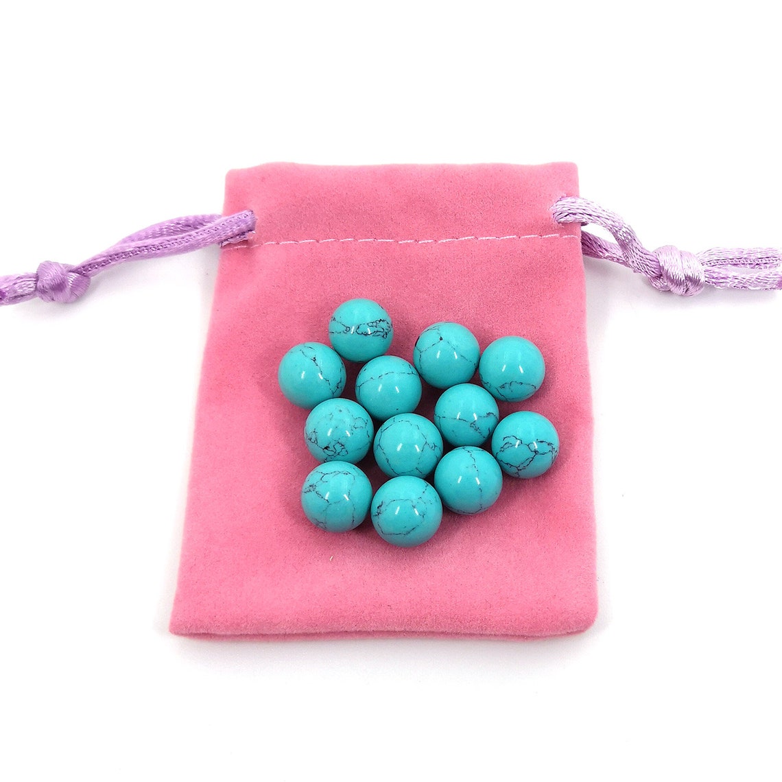 10mm Synthetic Blue Green Turquoise Undrilled Spheres Crystal - Etsy