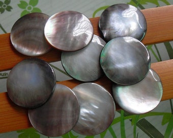 4mm Natural Mother of Pearl MOP Shell Round Flatback Gemstone CAB Small ...